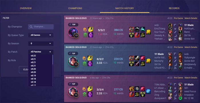 How to Use the Mobalytics Summoner Profile Feature - Mobalytics