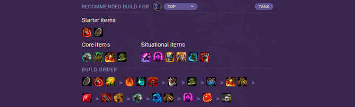 League of Legends Items Guide: Tanks - Mobalytics