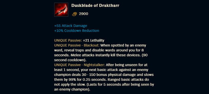 League of Legends Items Guide: Assassins - Mobalytics