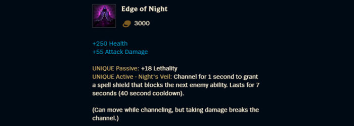 League of Legends Items Guide: Assassins - Mobalytics