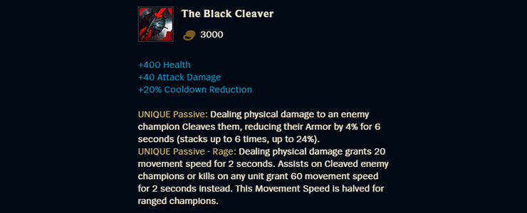 League of Legends Items Guide: Assassins - Mobalytics