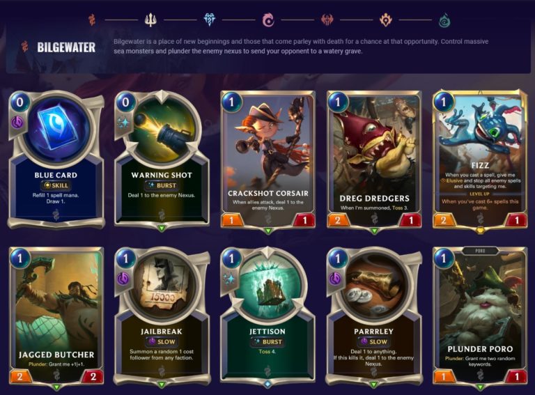 Legends of Runeterra: Bilgewater Region Guide - Mobalytics