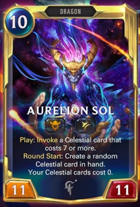 LoR Invoke Card Guide: Spacey Sketcher, Solari Priestess, Aurelion Sol ...