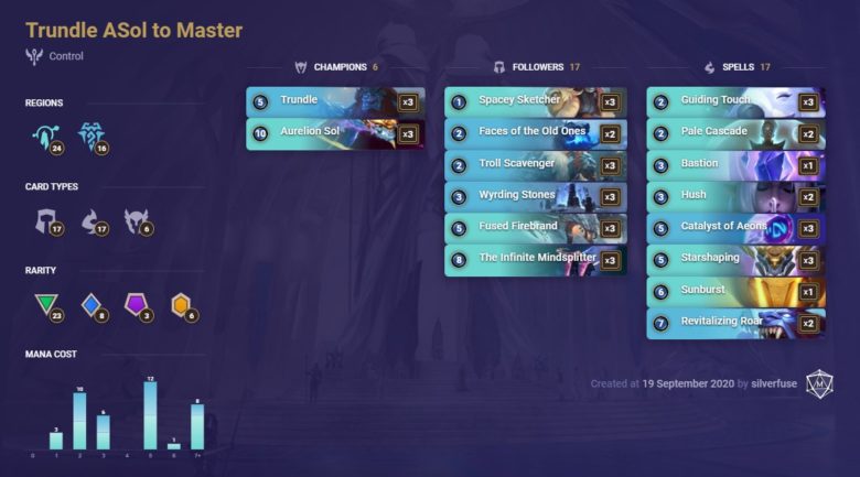 LoR Deck Guide: Aurelion Sol Lux - Mobalytics