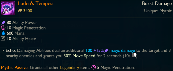 League of Legends Items Guide: Mage Mythic Items (Season 11) - Mobalytics