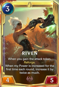 Cosmic Creation LoR Card Impressions: Riven (Sharpened Resolve ...