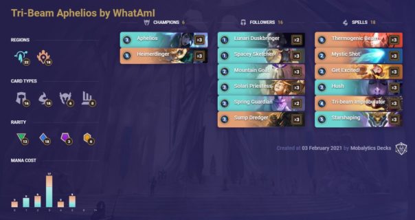 4 Aphelios Deck Recommendations For His Launch Week - Mobalytics