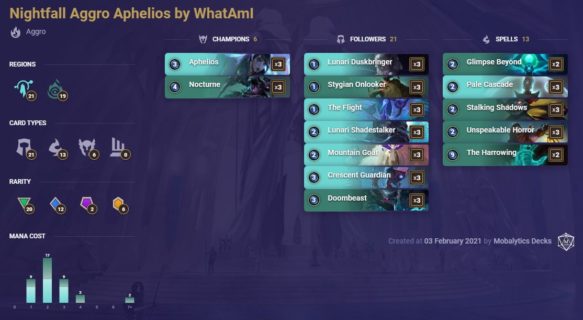 4 Aphelios Deck Recommendations For His Launch Week - Mobalytics
