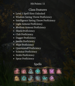 Druid (Circle of the Moon) Build Guide for Baldur's Gate 3 - Mobalytics