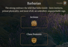 Barbarian (Wildheart) Build Guide for Baldur's Gate 3 - Mobalytics