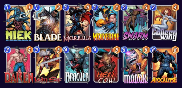 Marvel Snap: Miek Best Decks and Analysis - Mobalytics