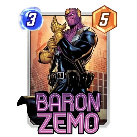 Marvel Snap Baron Zemo Best Decks And Synergies Mobalytics